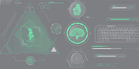 data elements for sci fi interface royalty free vector image