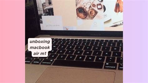 👩🏼‍💻🌱 Macbook Air M1 256gb Gold Unboxing Indonesia Youtube