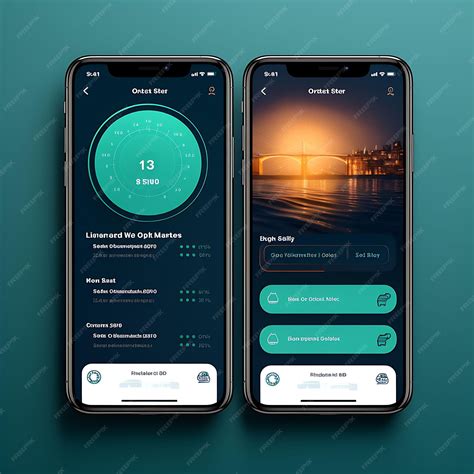 Premium Ai Image Mobile App Layout Design Of Money Transfer Service Streamlined And Efficient