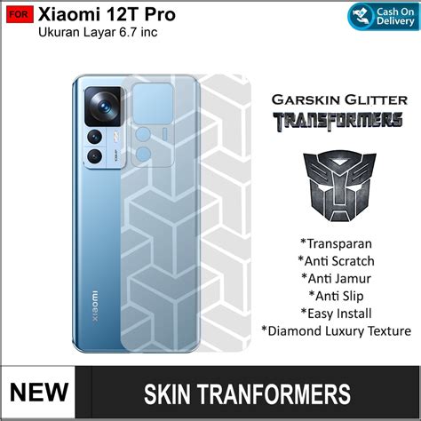 Jual Skin Carbon Xiaomi T Pro Xiaomi T Back Skin Transformers Transparan D