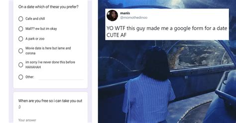 Cute AF Woman Impressed After Guy Creates Google Form To Ask Her Out On Date Mothership SG