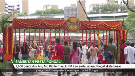 Pm Lee Sertai Penduduk Ang Mo Kio Rai Pesta Pongal Berita Mediacorp