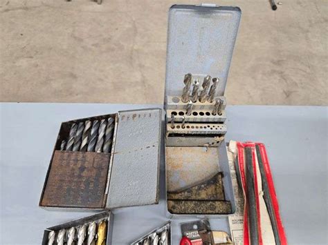 Assortment Of Drill Bits Fragodt Auction And Real Estate Llc