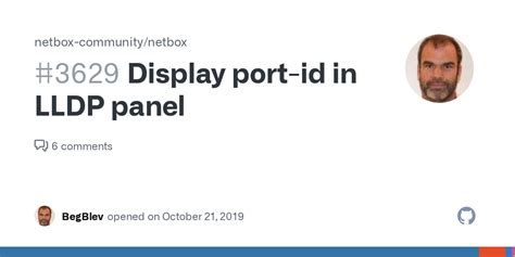 Display Port Id In Lldp Panel · Issue 3629 · Netbox Communitynetbox · Github