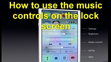 How To Use The Music Controls On The Lock Screen In IOS7 YouTube