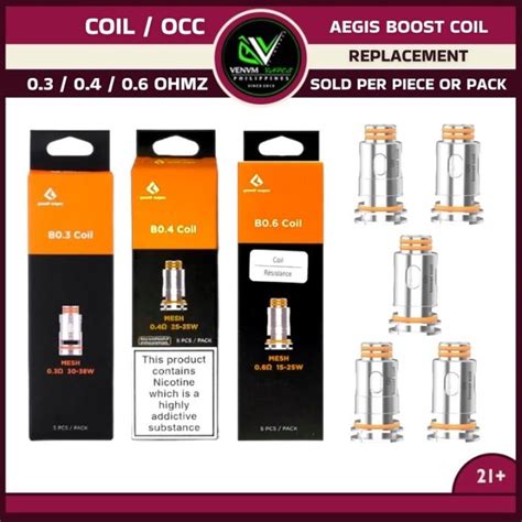 Vape [occ] Aegis Boost Occ Replacement Coil Lazada Ph