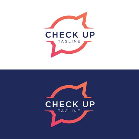 Consultation Logo Design With Bubble Chat Sign Unlimited Consultation