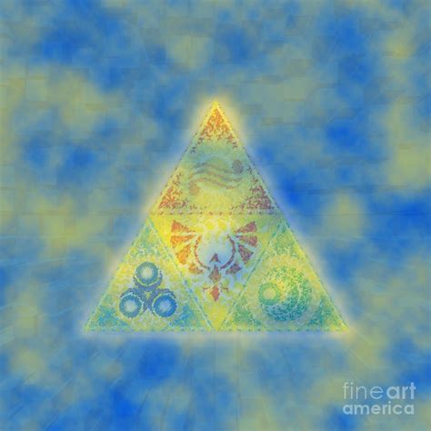 Zelda Triangle Triforce Digital Art By Asep Dinata Pixels Merch