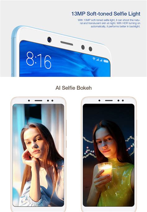 Global Version Xiaomi Redmi Note 5 599 Inch 4gb 64gb Smartphone Black