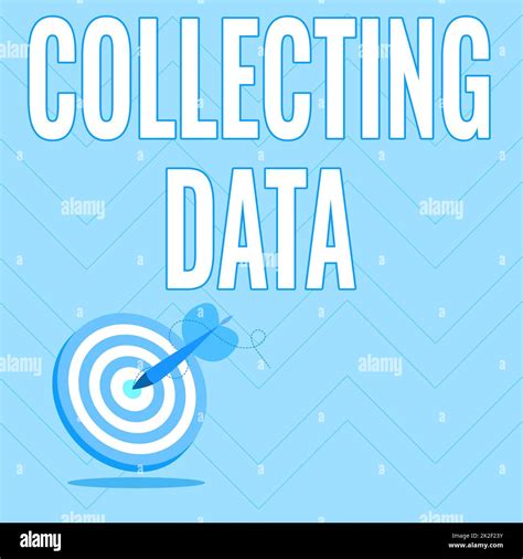 Text Caption Presenting Collecting Data Business Concept Gathering And Measuring Information On