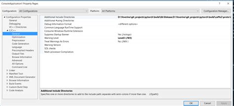 Caffe How To Correctly Add Caffe Libraries To Visual Studio To Write C Programs Issue