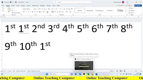 How To Write The Symbols In Ms Word Onlineteachingcomputer 2023 Symbol Computer Youtube