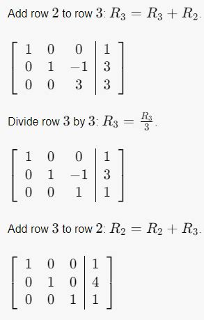 Solved Solve The Linear System Using The Gauss Jordan Elimination Method Course Hero
