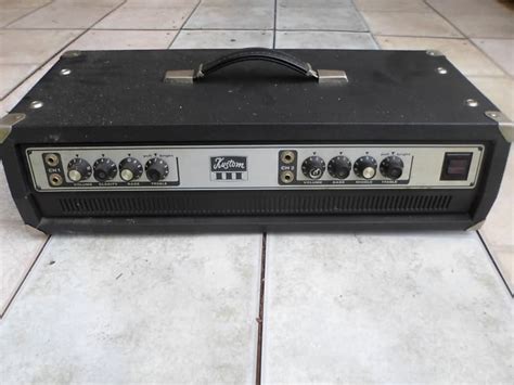 Kustom Model Iii Bass Head 1970s Reverb