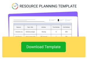 The Only Resource Planning Template You Ll Ever Need