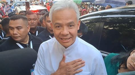 Ganjar Jawab Nanti Ketemu Saya Sambil Menunjuk Saat Diteriaki Soal