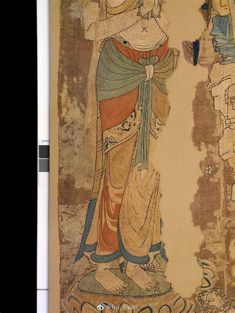 China Tang Dynasty Textile Śākyamuni preaching on the Vulture Peak