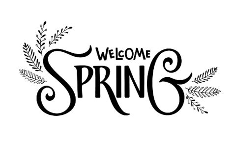 꽃 요소와 봄 서예 문자를 환영합니다 배너 브로셔 카드 포스터를 위한 손으로 그린 디자인 봄 시간 일러스트 인사말 카드 계절 봄 휴가 초대 계절에 대한 스톡 벡터 아트 및