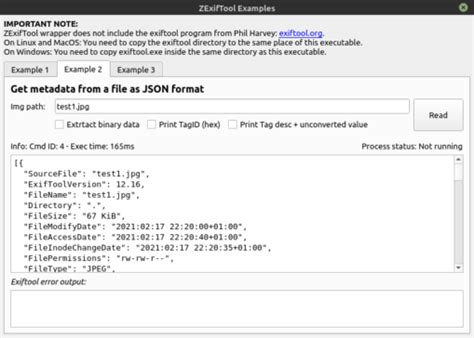 GitHub Philvl ZExifTool Qt5 And Qt6 Interface For ExifTool By Phil Harvey