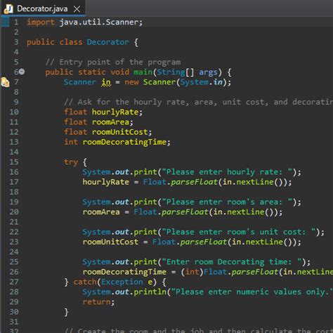 It Java Decorating Job