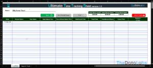 Ultimate Time Tracking Template In Excel TheDataLabs