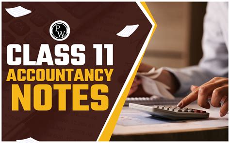 Class 11 Accountancy Notes And Study Material Download Pdf