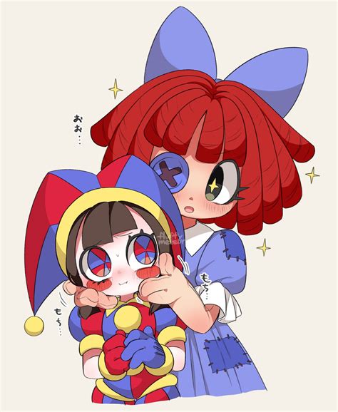 Pomni And Ragatha The Amazing Digital Circus Drawn By Yawarakameteor