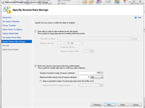 Managing Sql Server Extended Events In Management Studio