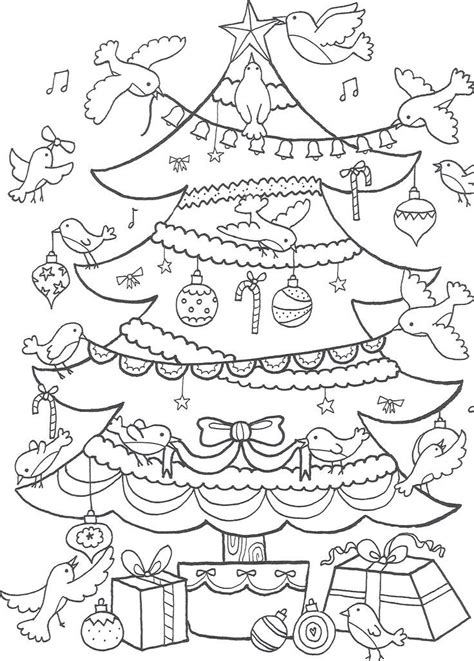 크리스마스 도안 이미지 Christmas Tree Coloring Page Tree Coloring Page