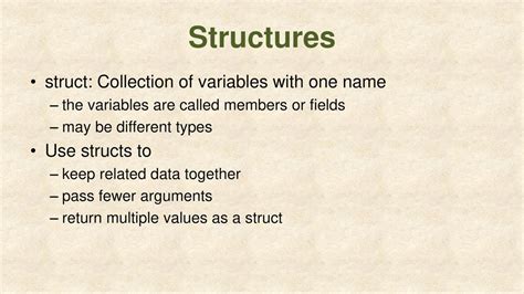 complex data types arrays and structs topic 7 ppt download