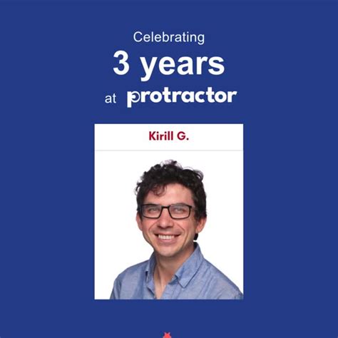 Protractor On Linkedin Workanniversary Teamwork Techleaders