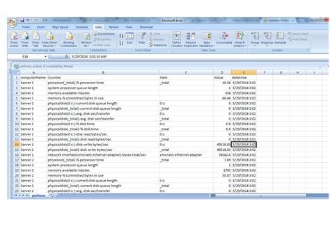 PowerShell Perfmon Counters Into CSV File Multiple Remote Servers