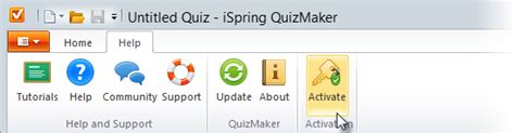 Activating Ispring Quizmaker License