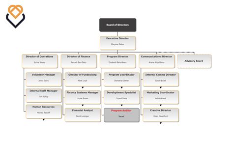 Nonprofit Organizational Chart 17 Examples Of Organizational Charts A