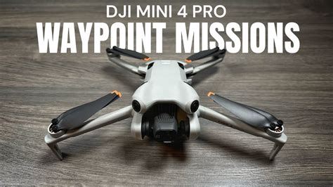 DJI Mini 4 Pro How To Create A Waypoint Mission YouTube