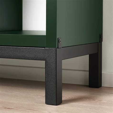 Kallax Etajeră Cu Cadru Verde închisnegru 147x39x94 Cm Ikea