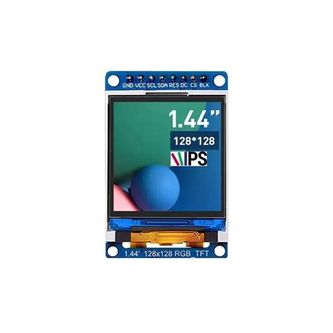 Elecrow 144 Inch Tft Display Ips Spi Hd 65k Full Color Lcd St7735s 128x128 Robotshop