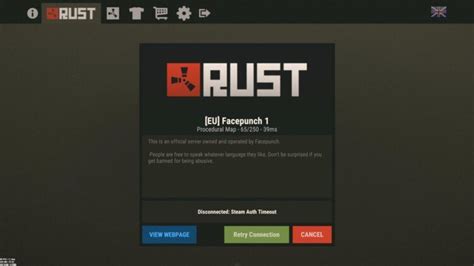 Steam Auth Timeout Rust How To Fix It TechBriefly