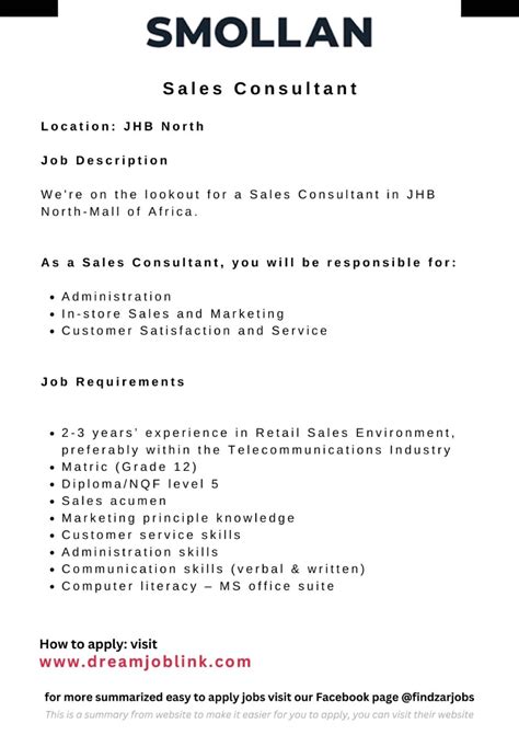 Find Sa Jobs On Linkedin 🔌 New Sales Consultant Matric Needed Jhb North Mall Of…