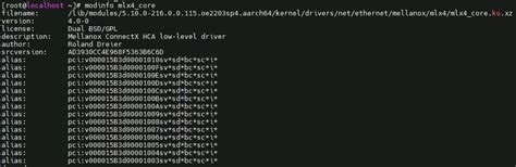 Openeuler Lts Nvidiainfiniband Connectx Connectx Hw