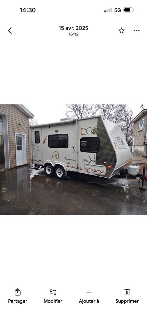 Location Roulotte Eco Scamper 718 Qb Travel Trailers Mascouche