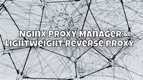 Nginx Proxy Manager Lightweight Reverse Proxy 🌍