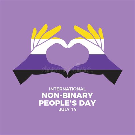 International Non Binary Day Stock Illustrations 65 International Non