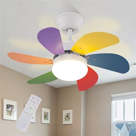 Zmh Deckenventilator Leise Deckenlampe Ventilator Einzelleuchte Fan