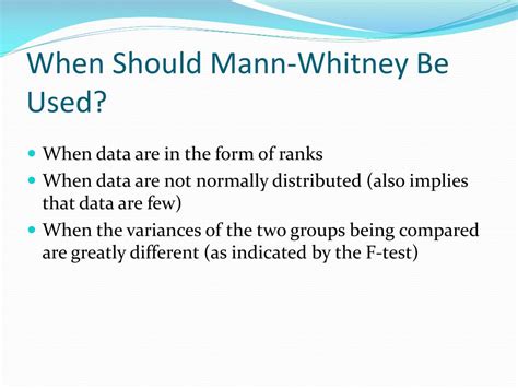 Ppt Mann Whitney U Test Powerpoint Presentation Free Download Id