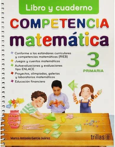 Competencia Matemática 3 Libro Y Cuaderno Trillas En Venta En Tlaxco