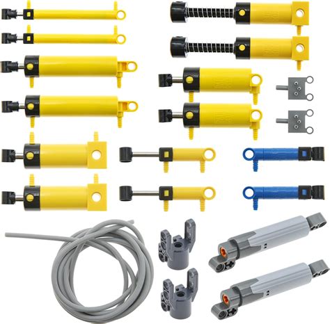 Habow 19pcs Pneumatic Technic Parts Kit Compatible With