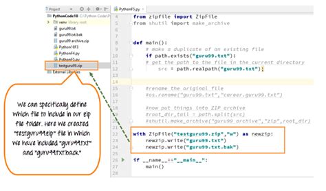 cách tạo tệp zip bằng python