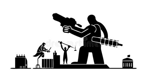 Cyberpunk Assassin Futuristic Combat Dark Sci Fi Vector Design Generative Ai Stock Vector