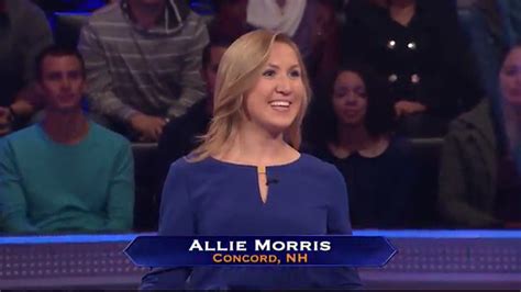 Allie Morris Who Wants To Be A Millionaire Wiki Fandom